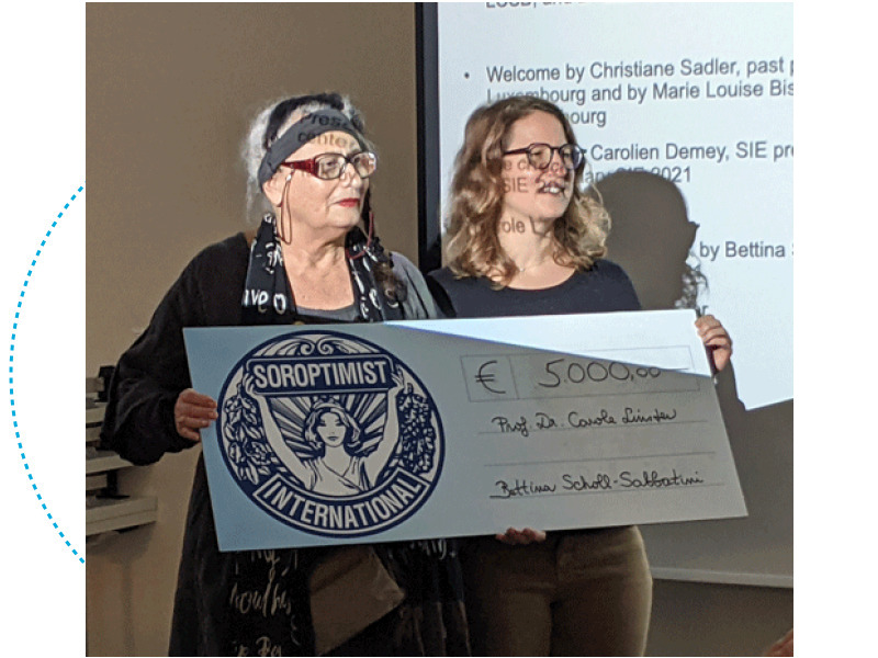 Le Soroptimist International soutient l'Assist. Prof. Carole Linster ...