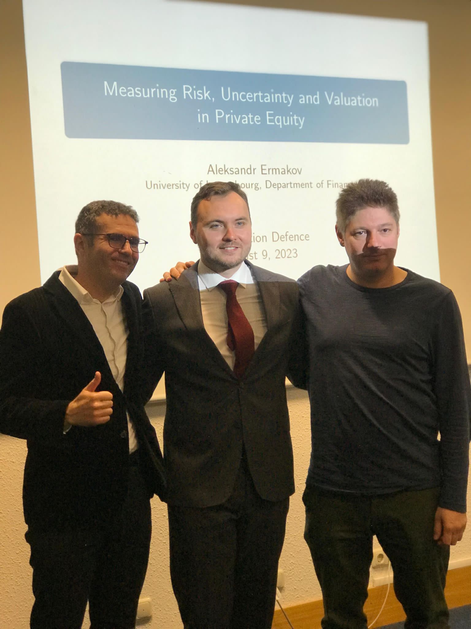 Dr. Aleksandr Ermakov PhD Defense - Risk, Uncertainty and Valuation in ...
