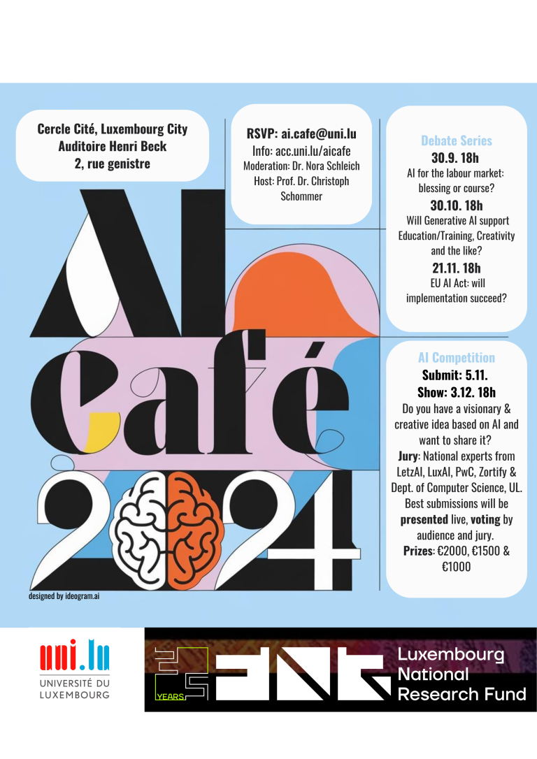 AI Café 2024 AI Café - FSTM research group I University of Luxembourg