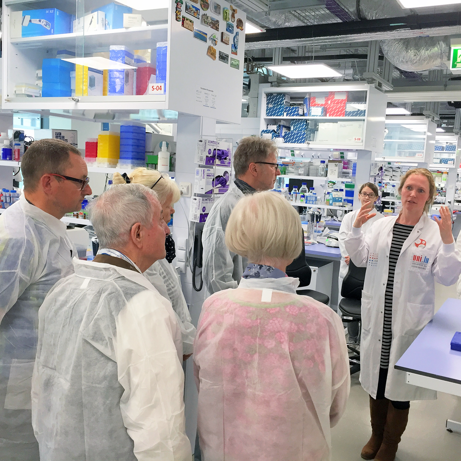 Patient association Junge Meenzer Parkis visits the LCSB - LCSB I ...