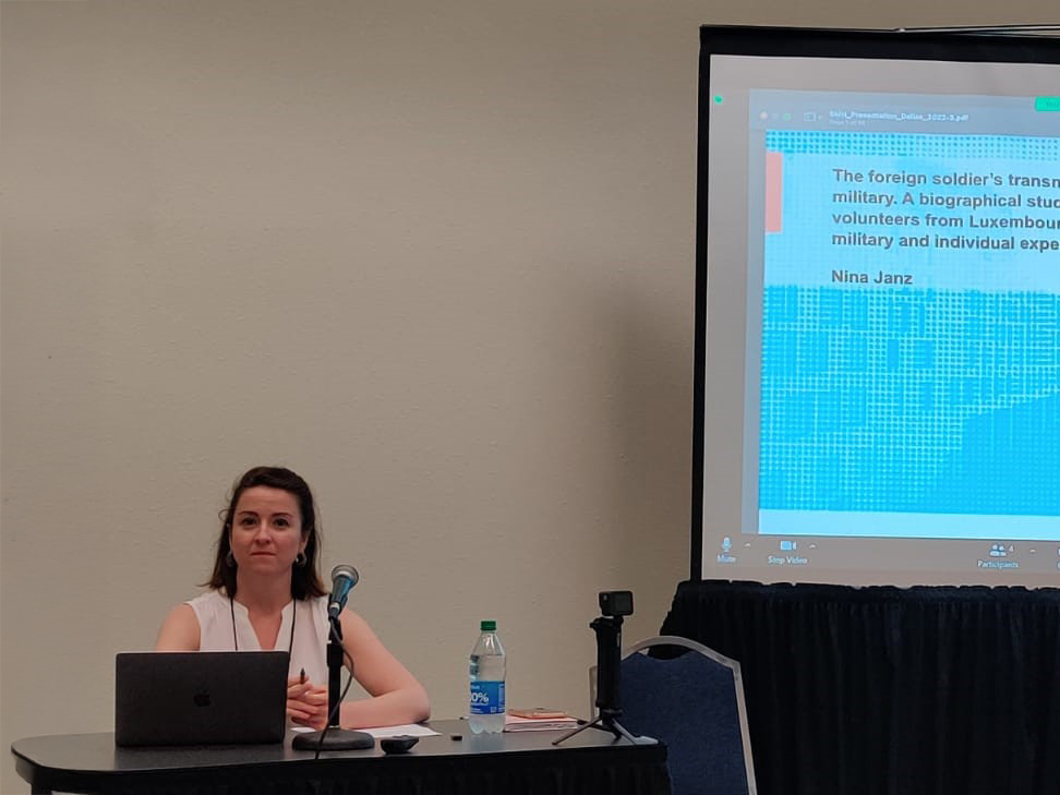 Presentation of the WARLUX project at the Society of Military History ...