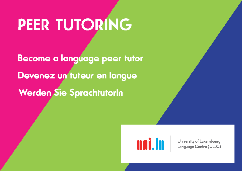 Peer tutoring - University of Luxembourg
